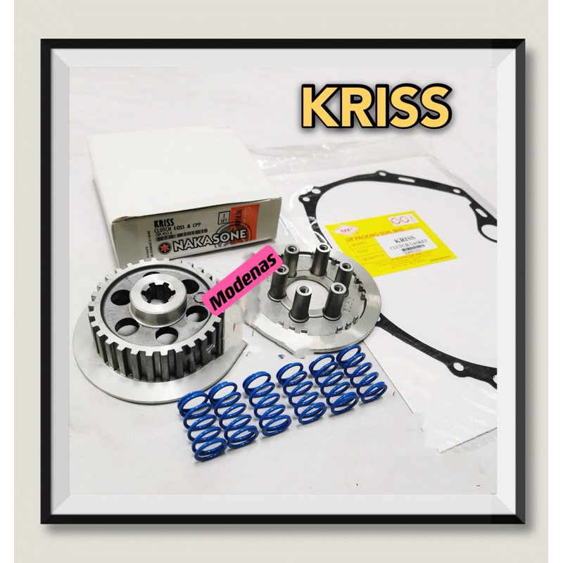 modenas KRISS CLUTCH SET CLUTCH BOSS WITH PRESSURE PLATE SIAP SPRING ...
