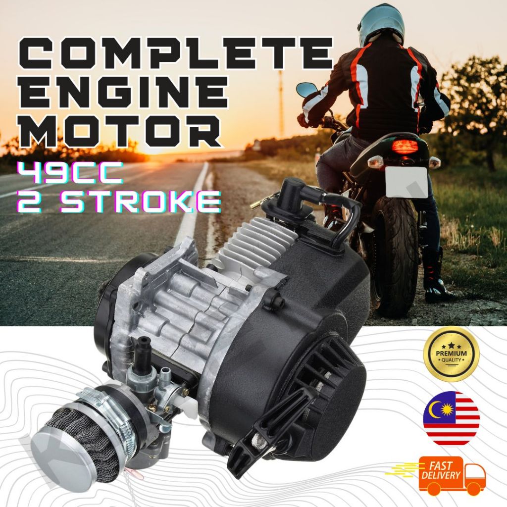 KELETOOL Pocket Bike Engine 49cc Enjin Pocket Poket Bike 49cc Engine ...