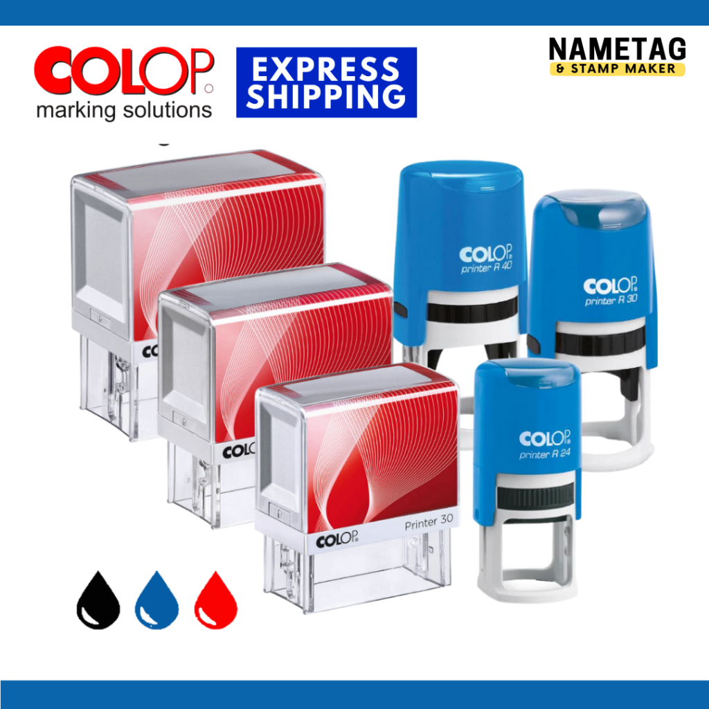 Rubber Stamp Colop P20|P30|P40|P50 Cop (CHAT DETAIL) | Shopee Malaysia