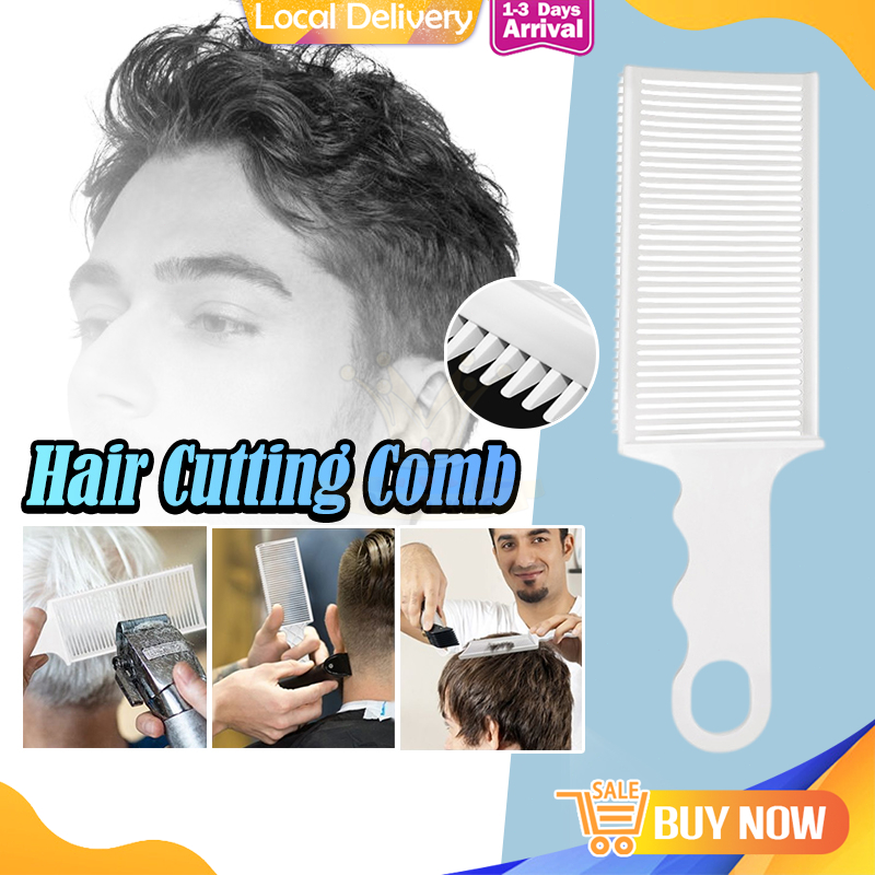 Men's Fade Comb Salon Barber Comb Push Clipper Comb Haircut Comb Flat Top Hair Comb Antistatic ...