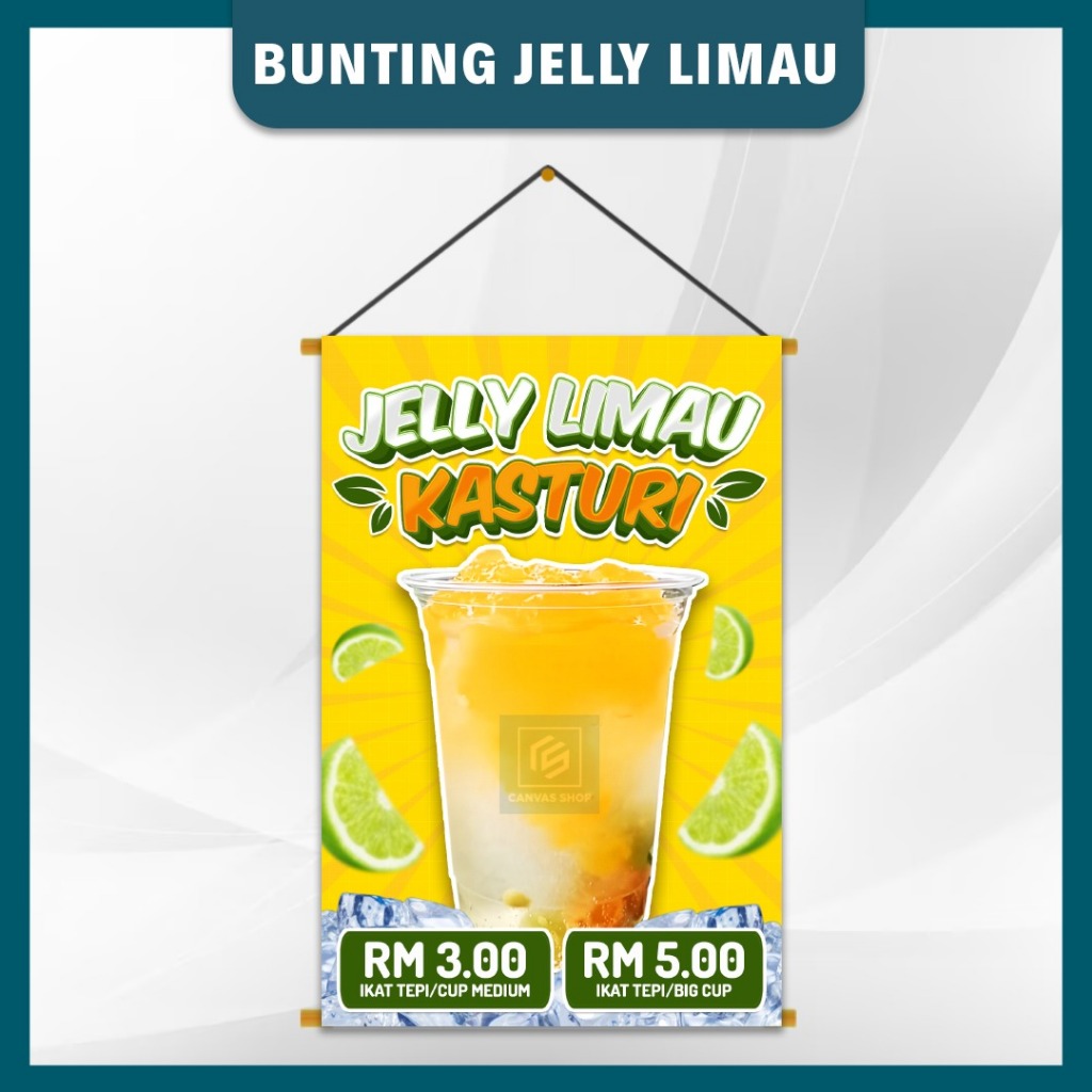 BUNTING JELLY LIMAU KASTURI VIRAL | SIAP CEPAT & MURAH | Shopee Malaysia