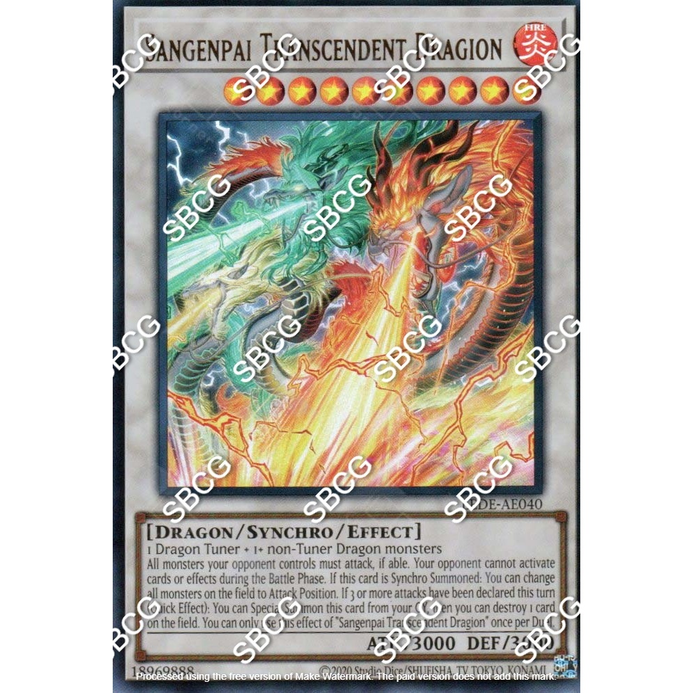 Legacy of Destruction LEDE-AE040 "Sangenpai Transcendent Dragion" | Shopee Malaysia