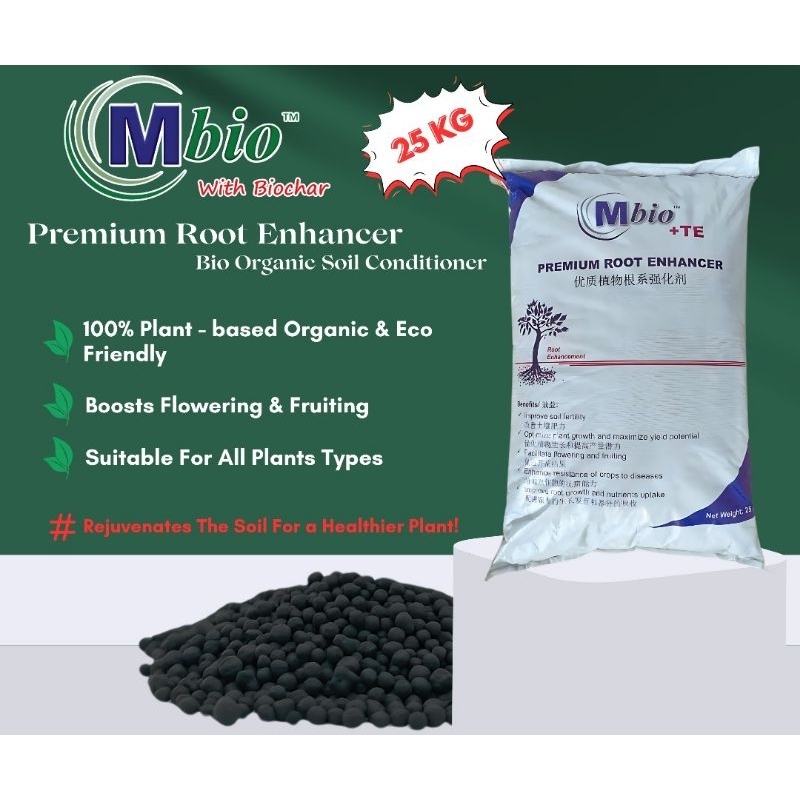 Mbio Biochar Soil Conditioner 25kg | Shopee Malaysia