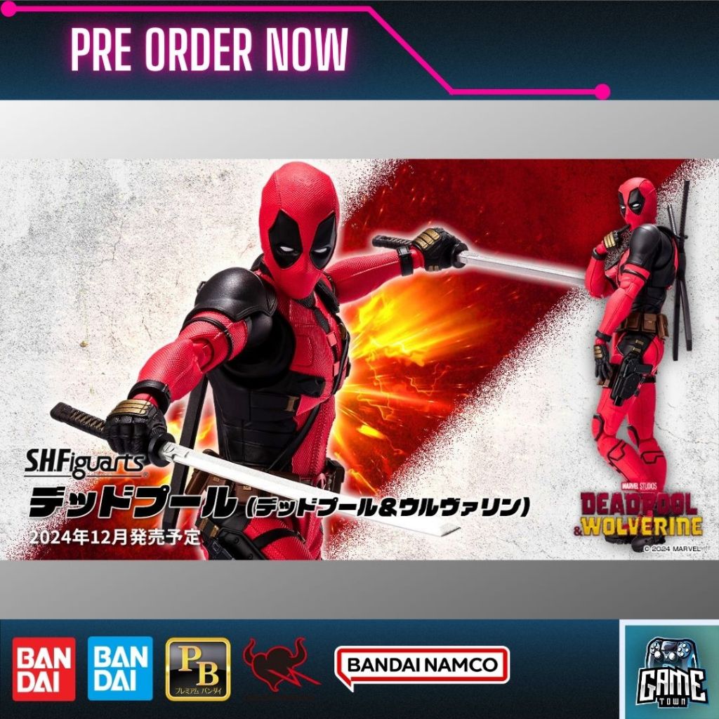 [P.O.] Bandai Tamashii SHF S.H.Figuarts Deadpool (Deadpool & Wolverine ...