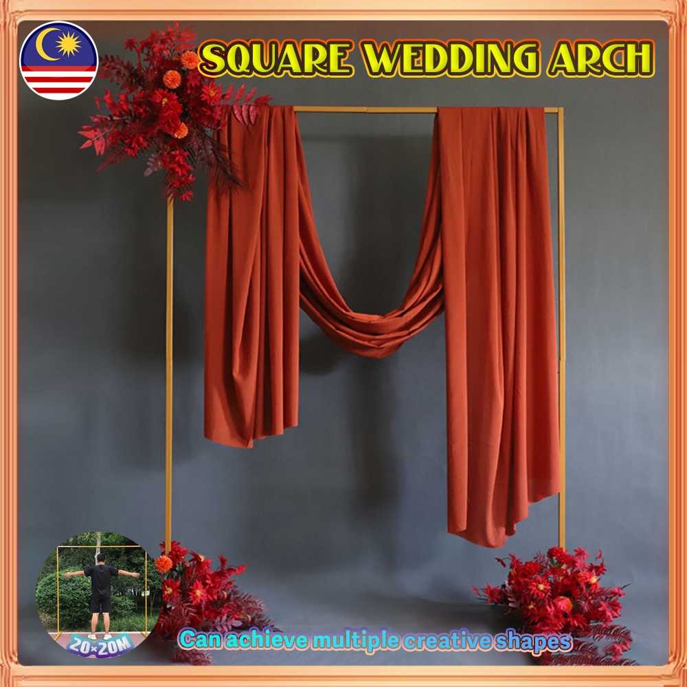 Local delivery Square metal arch Square metal arch Outdoor Wedding ...
