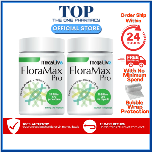 Megalive Floramax Pro Capsule (45's/ 45's x 2) | Shopee Malaysia
