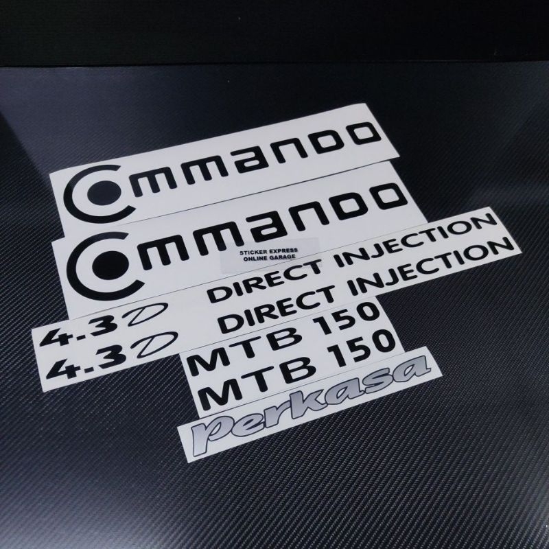 sticker hicom commando 4.3d mtb150 lorry sticker accessories | Shopee ...