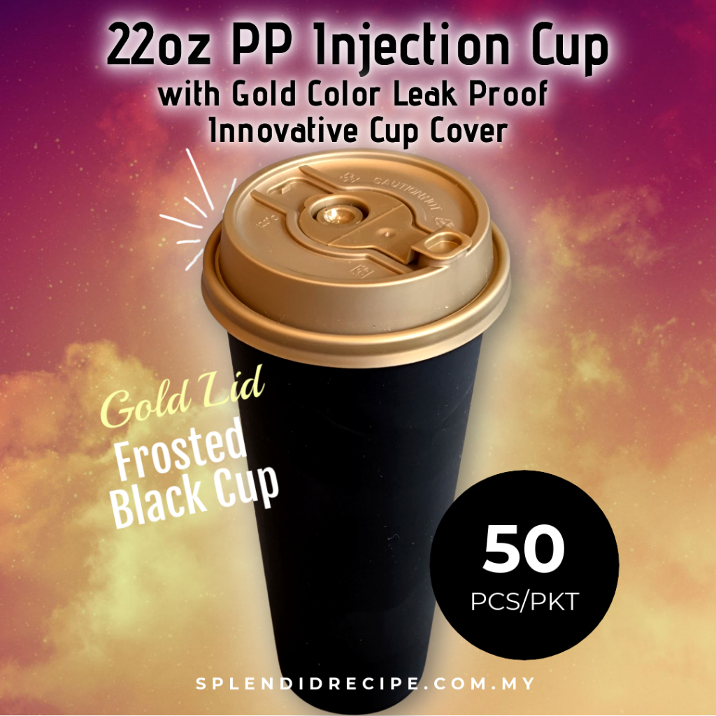22oz PP Injection Cold Cup with Leak Proof Innovative Cup Cover ( 50 ...