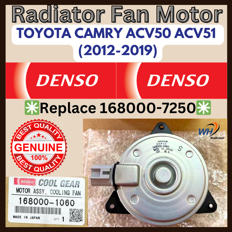 TOYOTA CAMRY ACV50 / ACV51 100% ORIGINAL GENUINE DENSO (168000-1060 ...