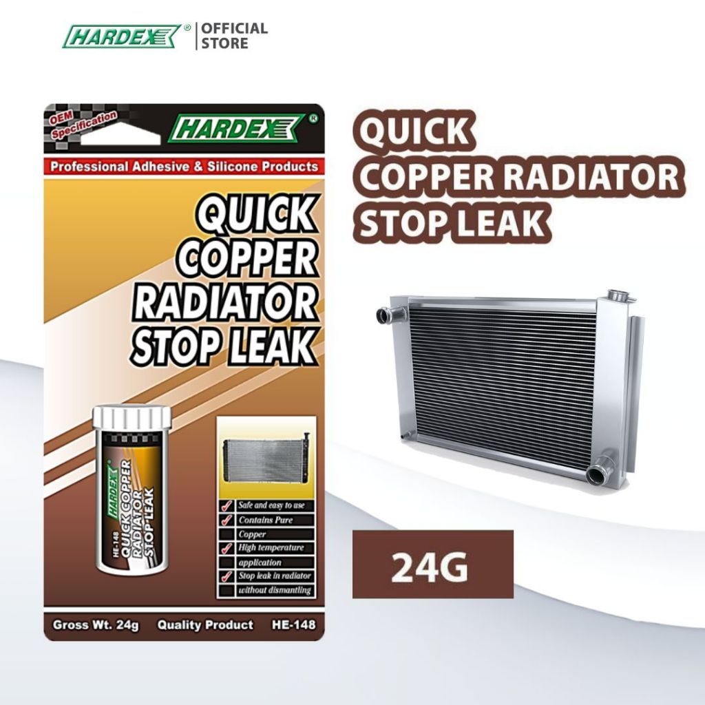 HARDEX Quick Copper Radiator Stop Leak (28.4g) HE-148 | Shopee Malaysia