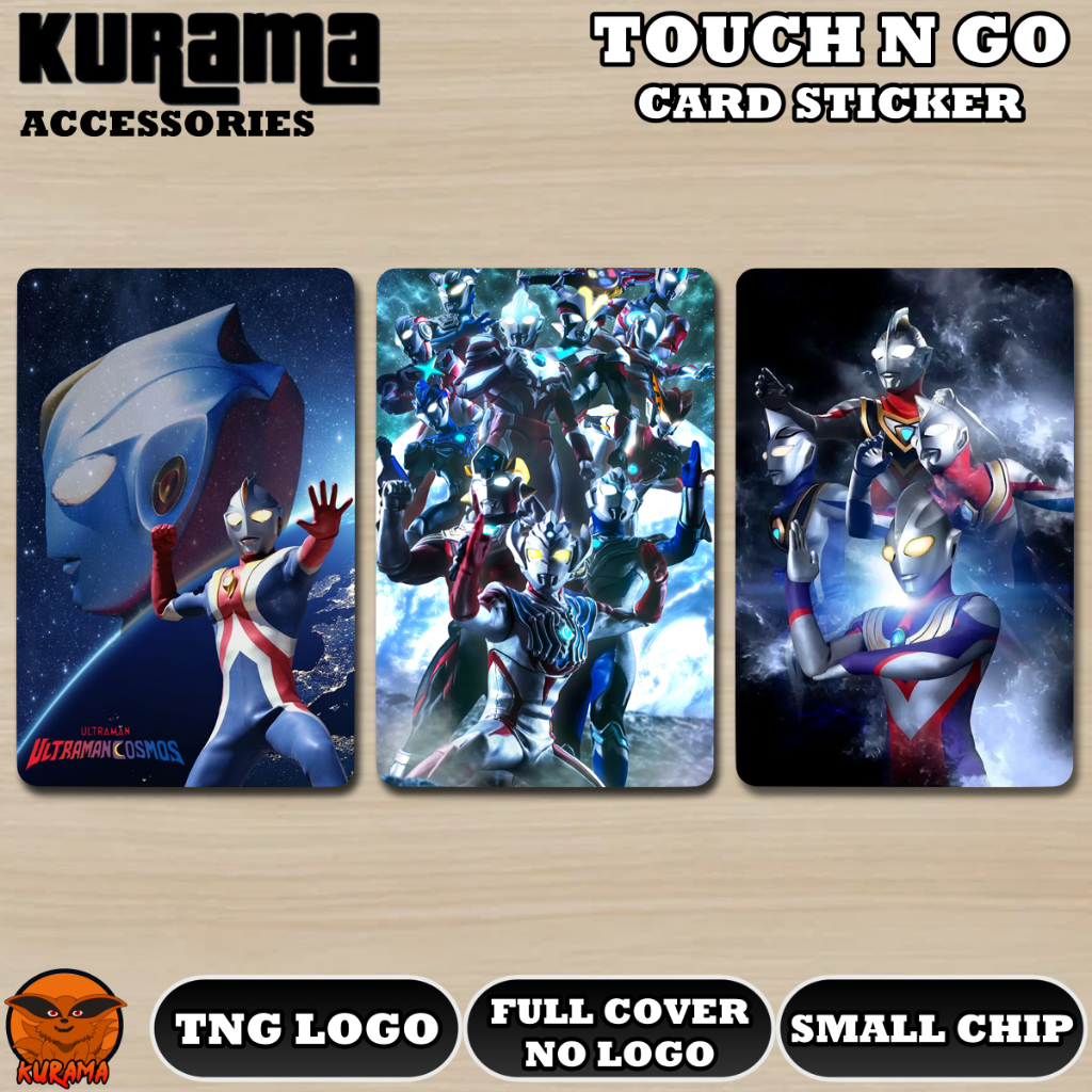 [ ULTRAMAN ] Touch n Go Card Sticker Cover (Waterproof, High Quality ...
