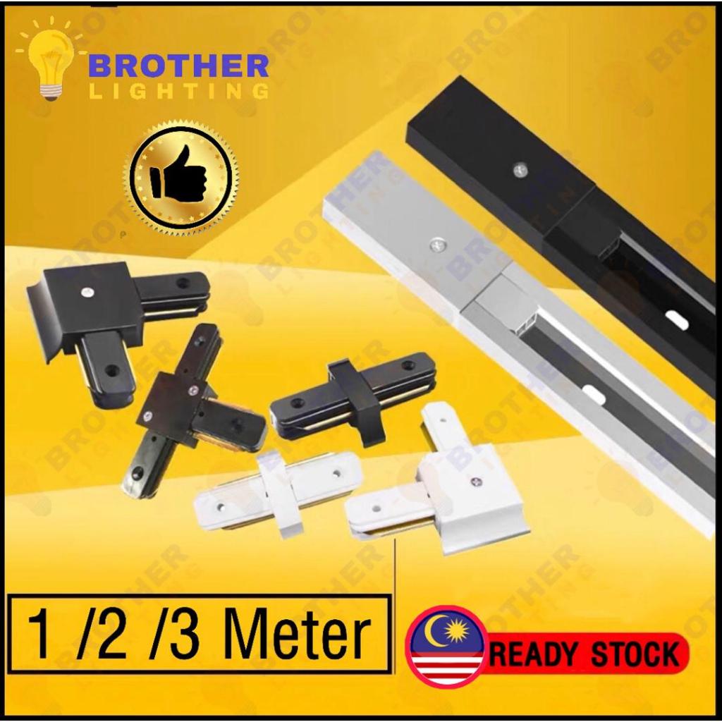 1 Meter / 2 Meter Track Rail Lampu LED Track Tracklight Track Rail ...