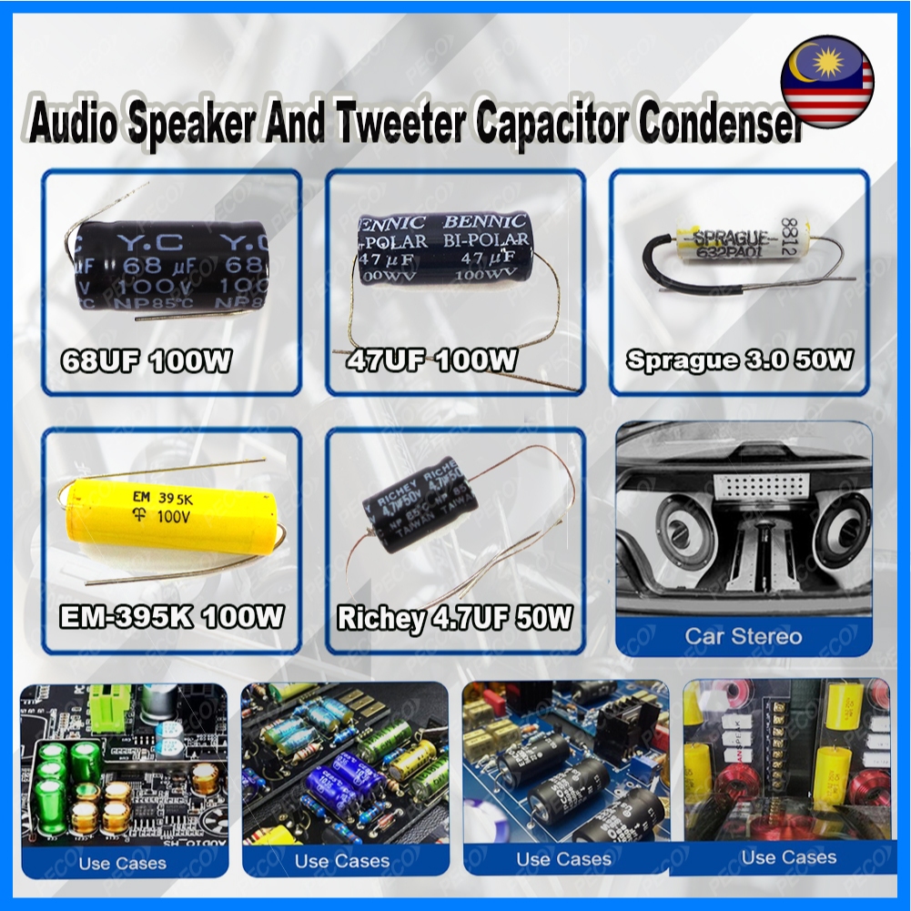 Audio Speaker And Tweeter Capacitor (1pc) | Shopee Malaysia
