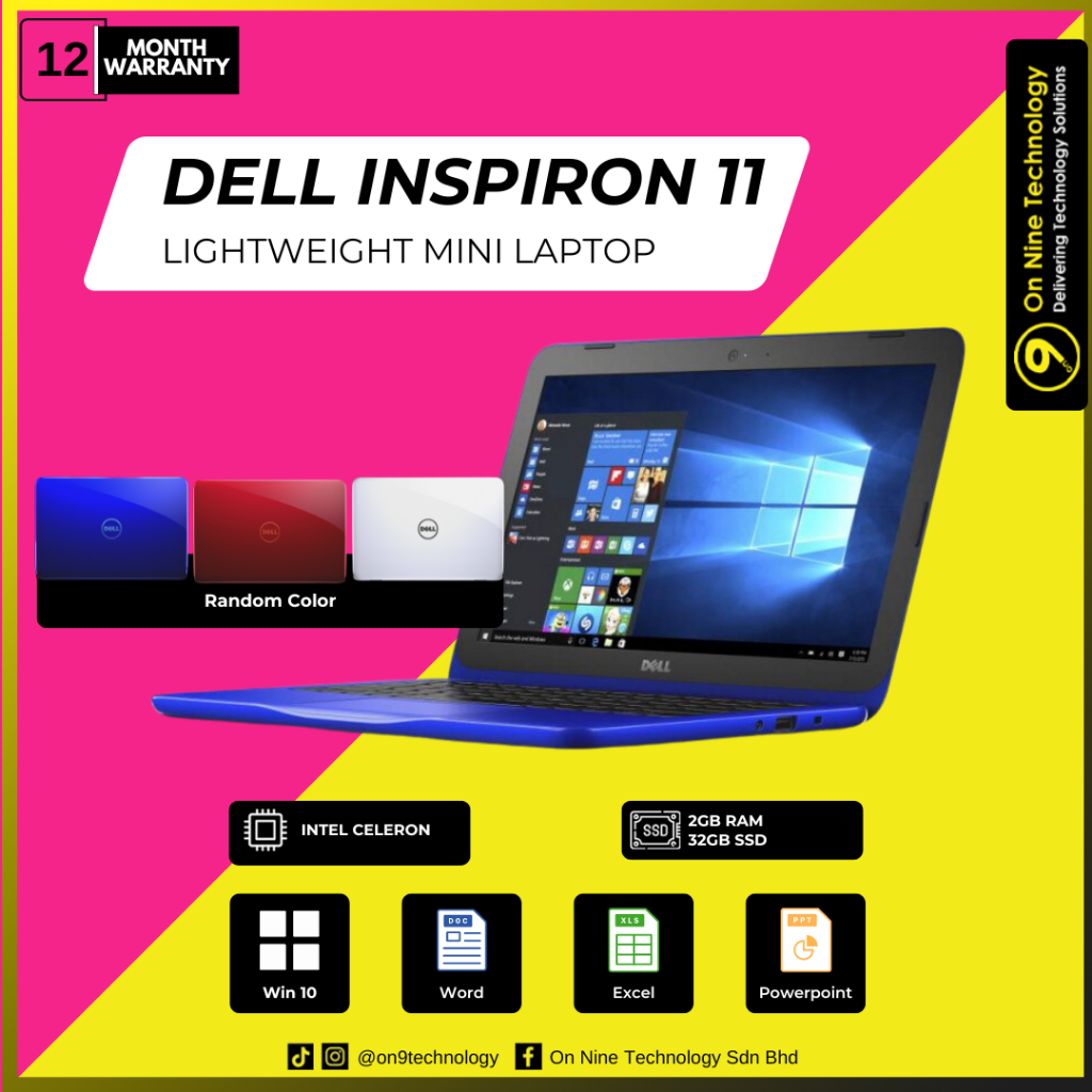 USED CHEAPEST DELL INSPIRON 11 P24T / 2GB RAM / 32GB SSD / OFFICE ...