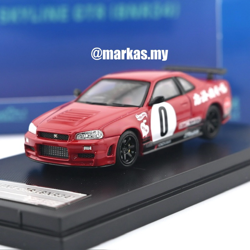 STANCE HUNTERS 1/64 NISSAN GTR R34 NFS RED BLACK #0 LIVERY | Shopee ...