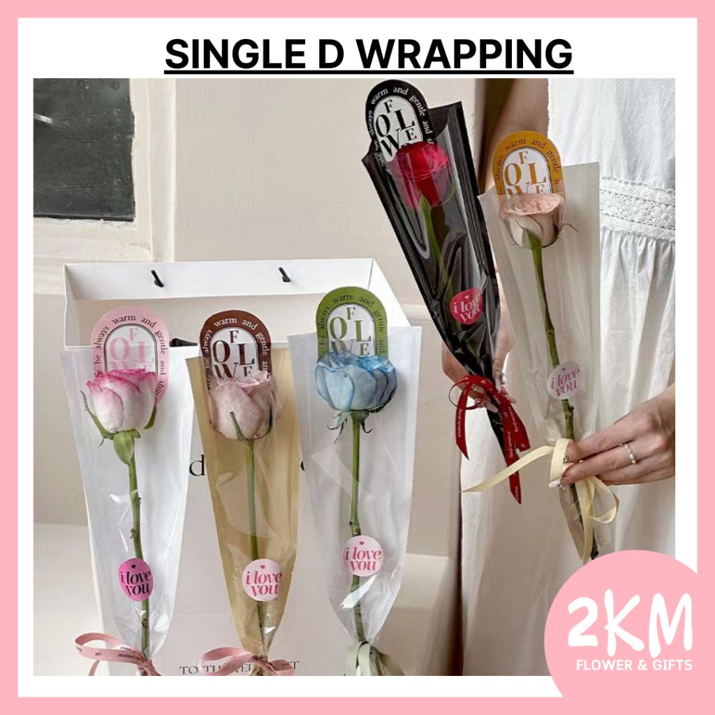 (20PCS) SINGLE D DESIGN Flower Wrapping Paper Flower Paper Wrapping ...