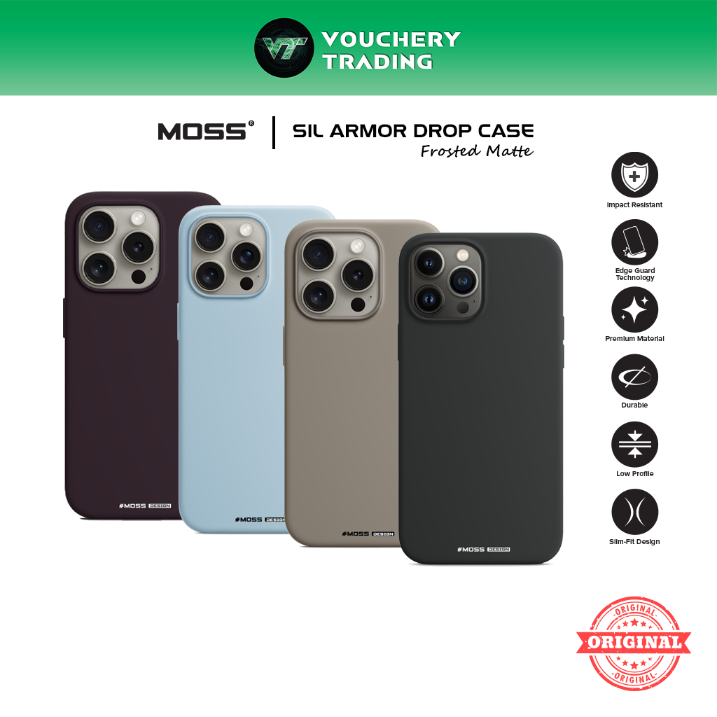 MOSS Sil Armor Matte Leather Minimalist Slim Phone Case Cover C020 ...