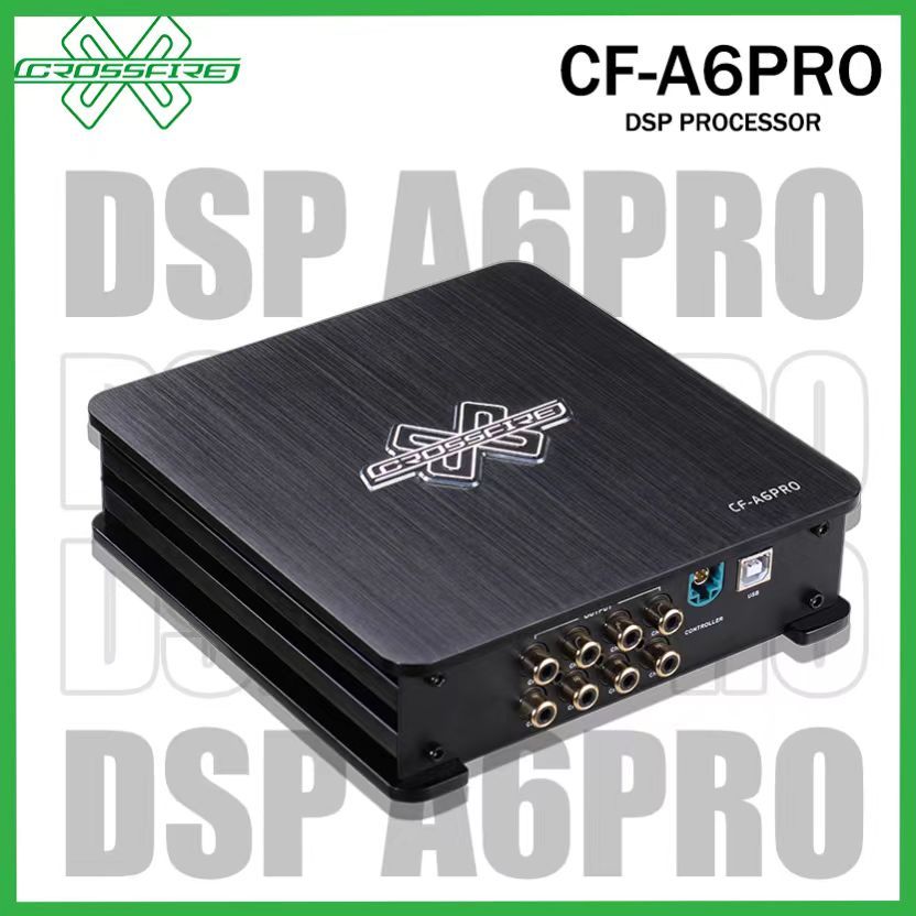 CROSSFIRE [CF-A6PRO] 31/10 BAND EQ DIGITAL SOUND PROCESSOR [DSP] WITH BUILT-IN 4 CH AMPLIFIER ...