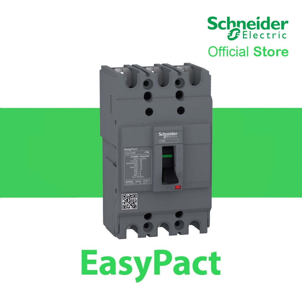 Easypact EZC100N TMD MCCB 3P 100A 15KA MC | Shopee Malaysia