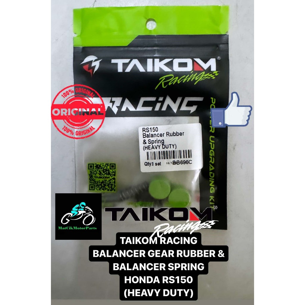 TAIKOM RACING HONDA RS150 BALANCER GEAR RUBBER & BALANCER SPRING HONDA ...
