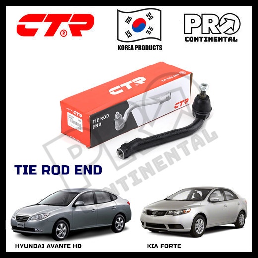 CTR KOREA KIA FORTE HYUNDAI AVANTE HD 2008-2012 STEERING RACK TIE ROD ...
