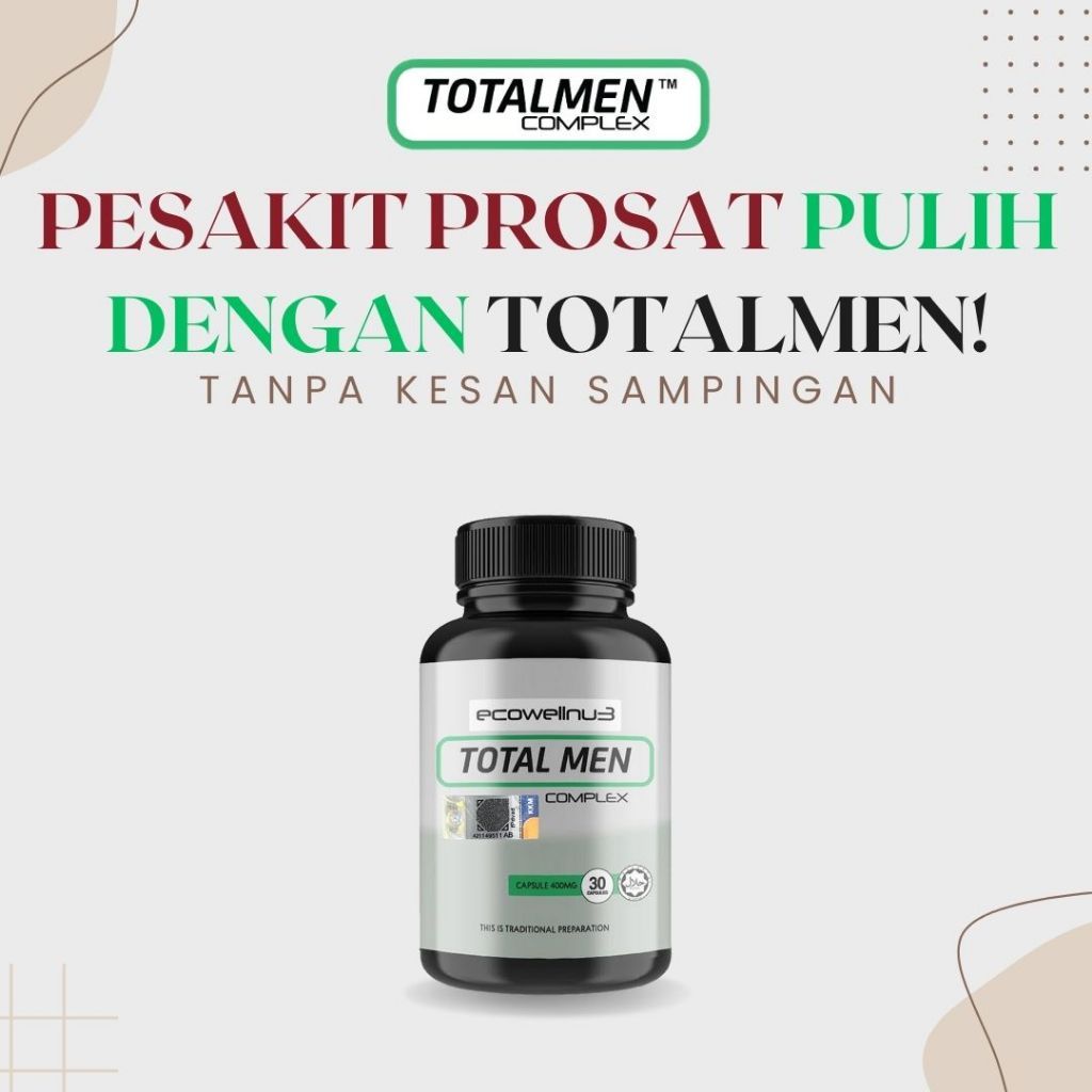 TOTALMEN COMPLEX SUPPLEMENT KESIHATAN URIN , KENCING TIDAK LAWAS, KERAP ...