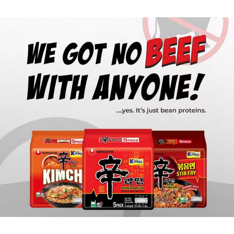 HALAL INTERNATIONAL NongShim Shin Ramyun Ramen/ Stir Fry / Bulgogi ...
