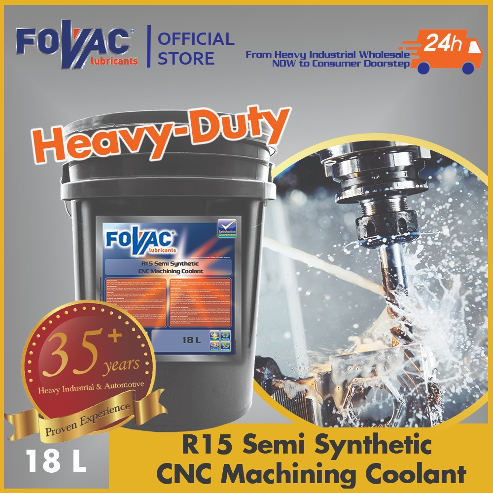 FOVAC® R15 Semi Synthetic CNC Machining Coolant - 18Liters | Shopee ...