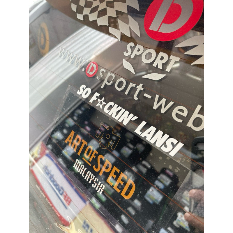 Authentic So f*ckin Lansi Car Motor Premium Sticker Waterproof | Shopee ...