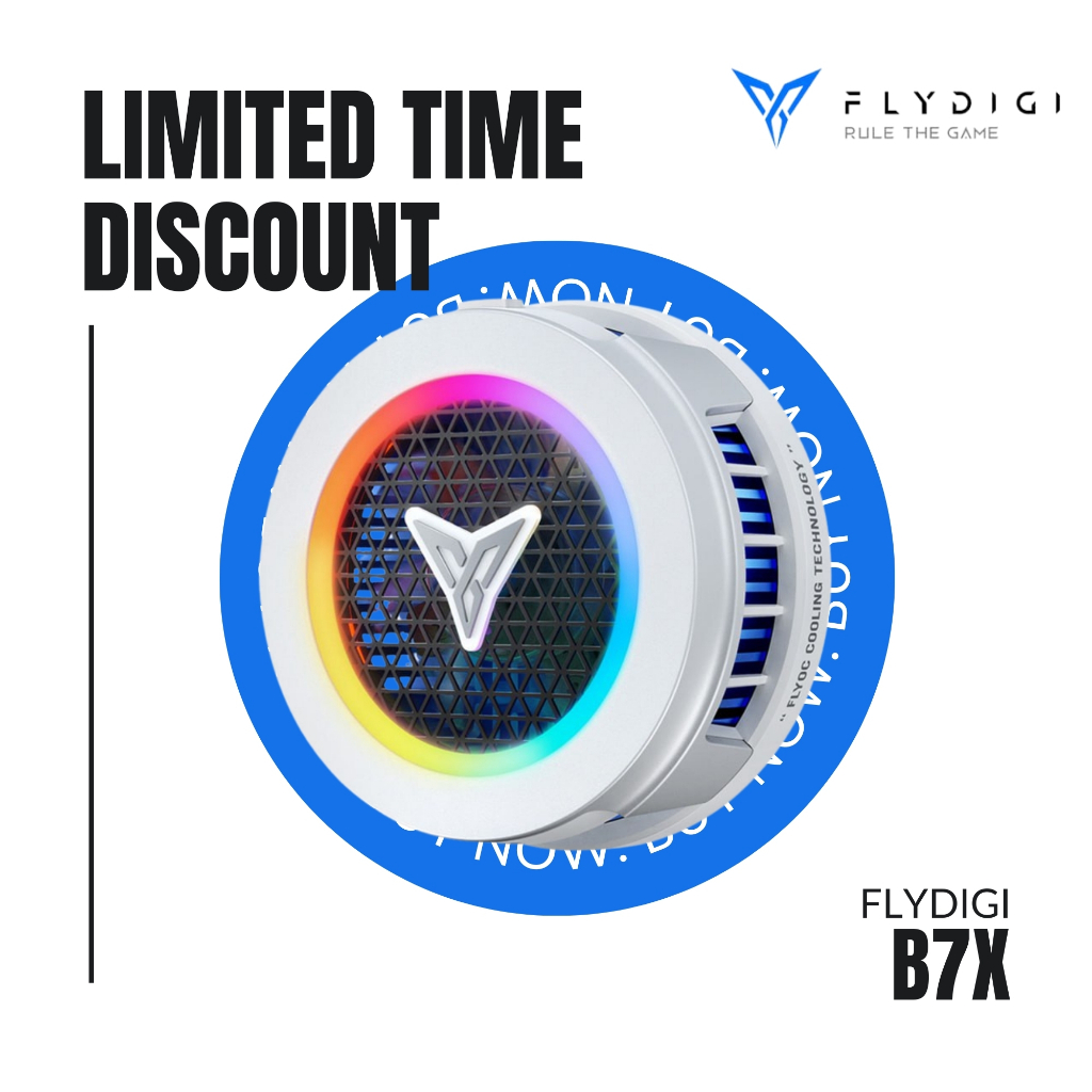 Flydigi B7X Magnetic Cooler - Intelligent Temperature Control 2.0 - NEW ...