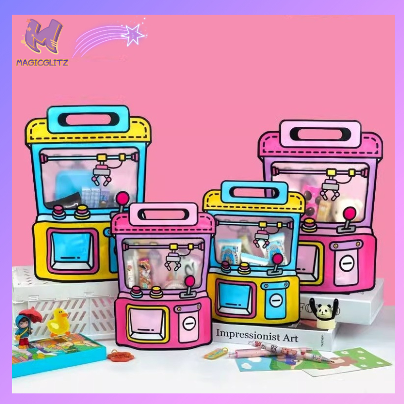 Super Cute Birthday Gift Bag Goodies Grabbing Machine Design Kid ...