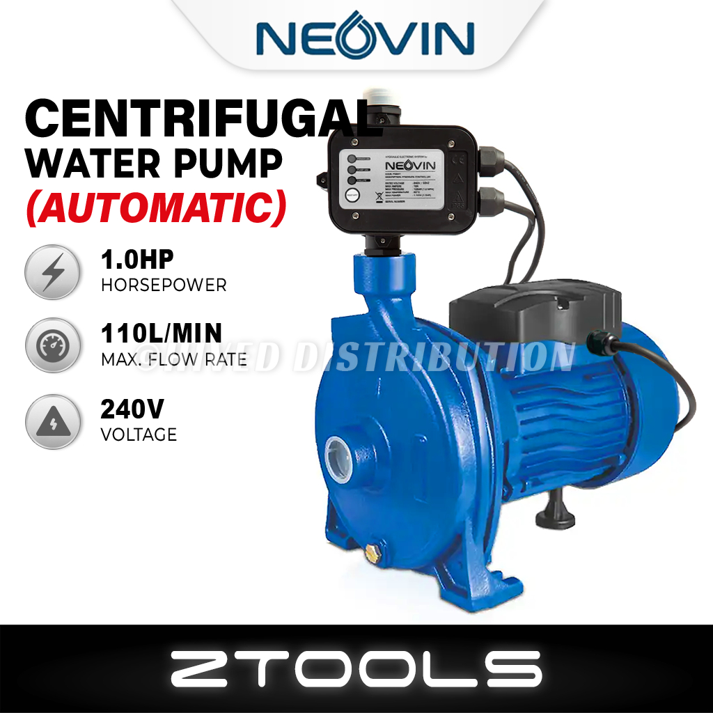 NEOVIN Automatic Centrifugal Water Pump 1HP Pam Air Kebun | Pam Air ...
