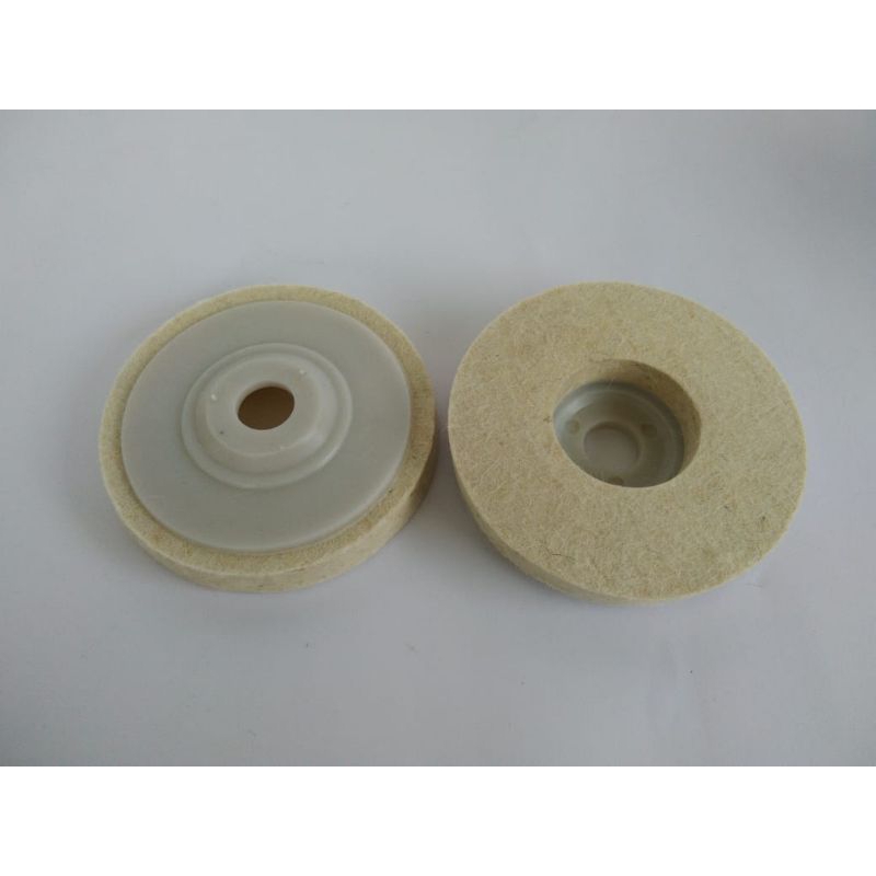 4" Polishing Buffing Disc ( Relatively Thick Wool Felt Polishing Disc ...