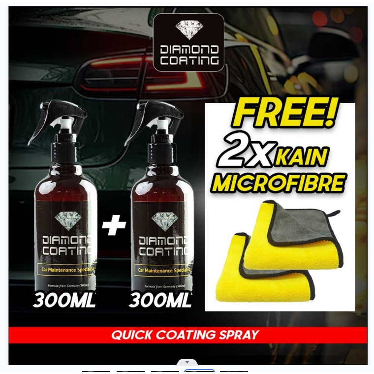 Diamond Coating【Free Kain】Ceramic Car Coating Spray Automotive Shining ...