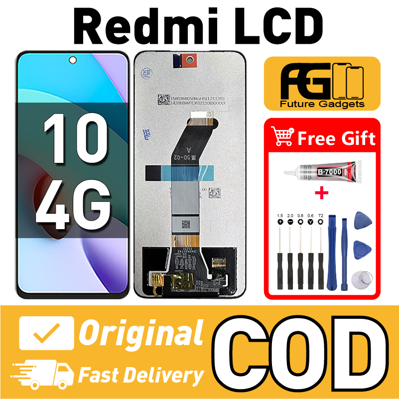 LCD redmi 10 4G Compatible For ORIGINAL LCD Skrin Touch Screen ...
