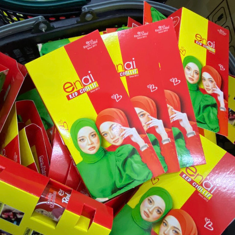 🔥ORIGINAL HQ🔥[READY STOCK] Enai Red Chillie Inai Kuku Merah Chili Dolly ...