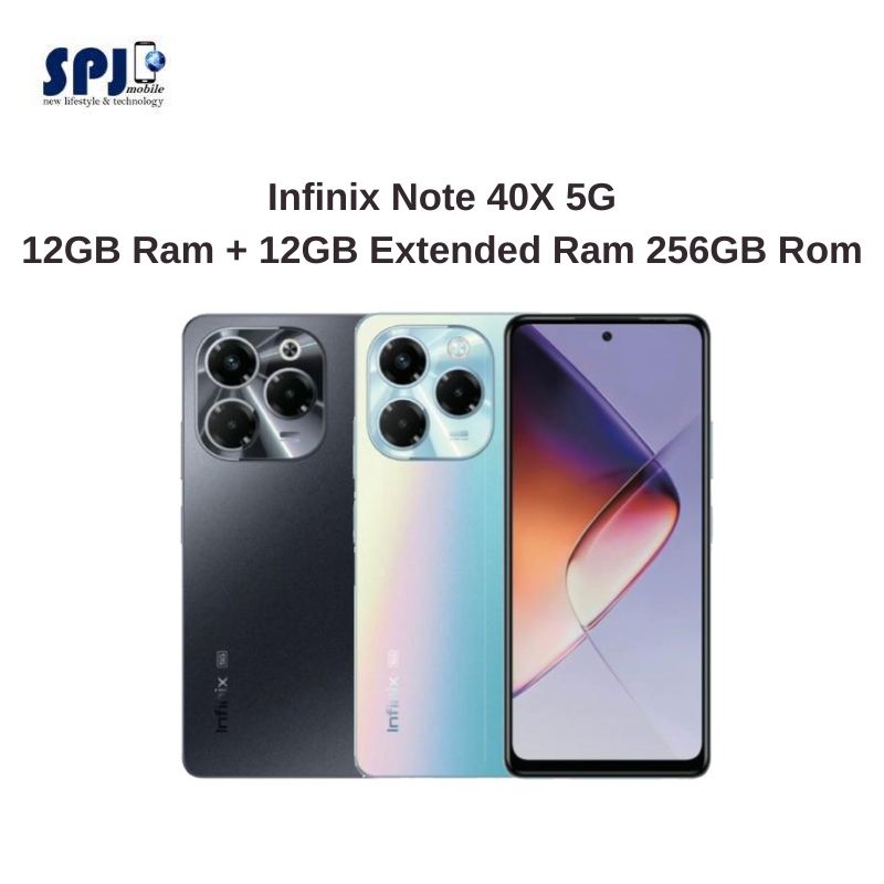 Infinix Note 40X 5G | 12GB Ram + 12GB Extended Ram 256GB Rom ...