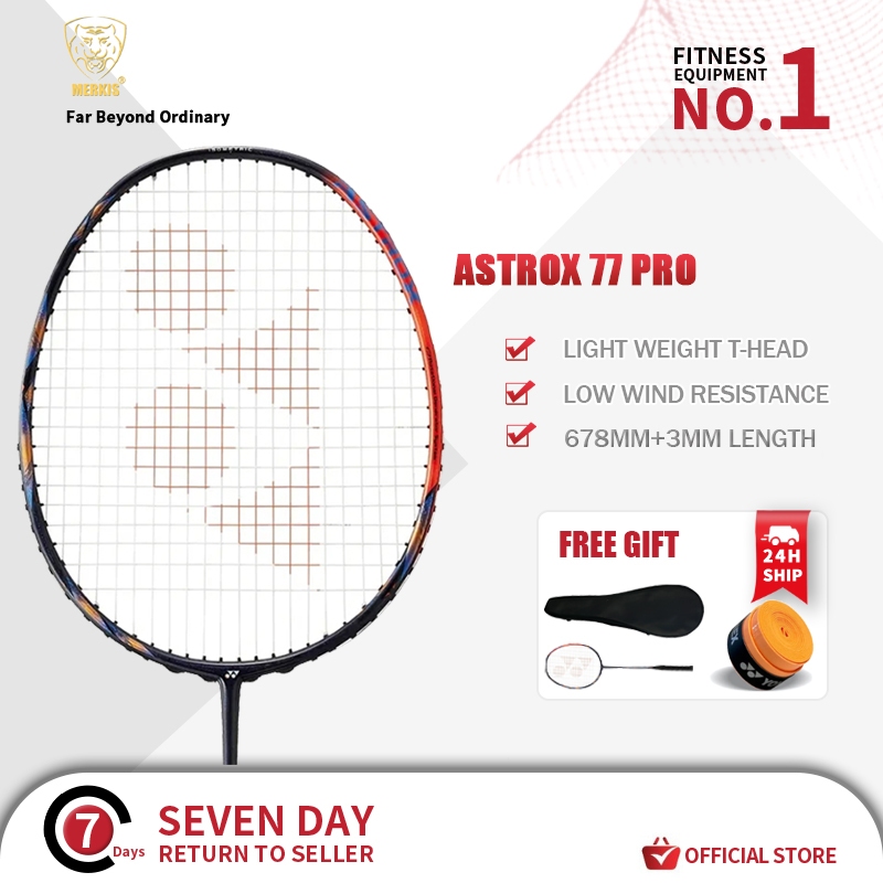 YONEX ASTROX 77 PRO High Orange Badminton Racket Full Carbon Single 4U ...