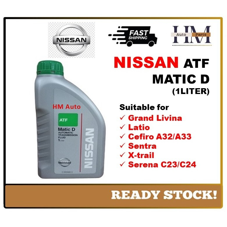 Nissan Matic D Automatic Transmission Fluid ATF 1L For Sentra Livina X ...