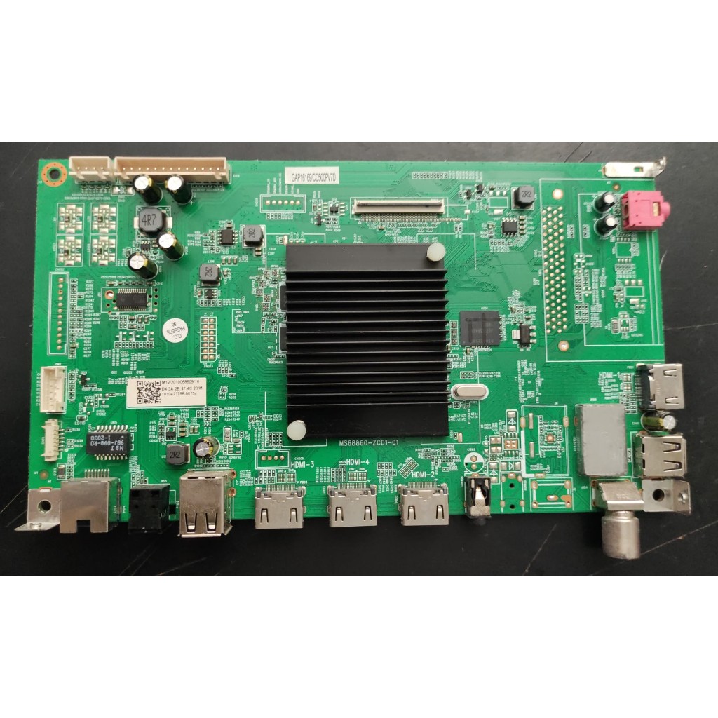 (P062) Hitachi 50QLEDSM20 Mainboard, Powerboard, Tcon, Tcon Ribbon ...