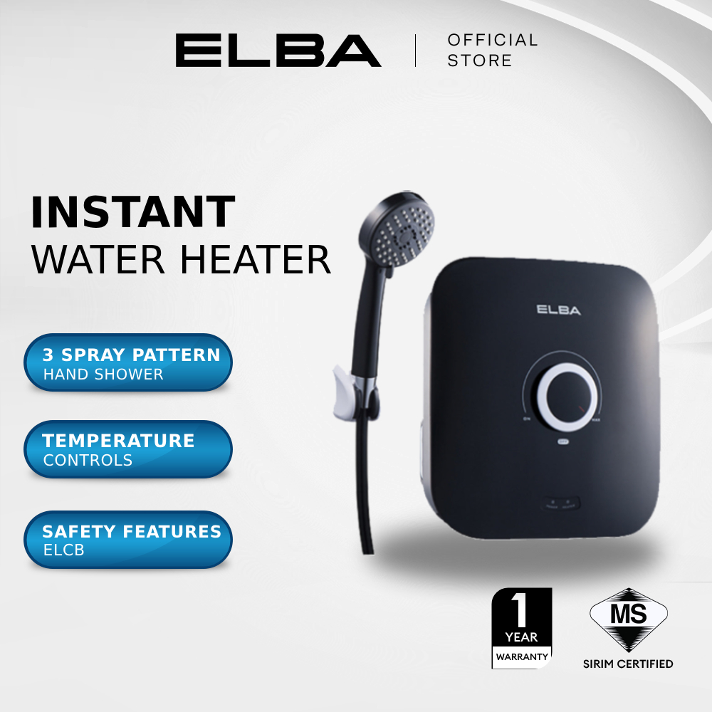 ELBA Instant Water Heater ACQUA Series EWH-K3420(GB) / (SW) - Basic ...