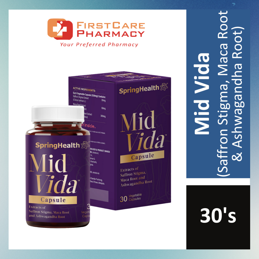 SPRING HEALTH MID VIDA (30 CAPSULES) | Shopee Malaysia