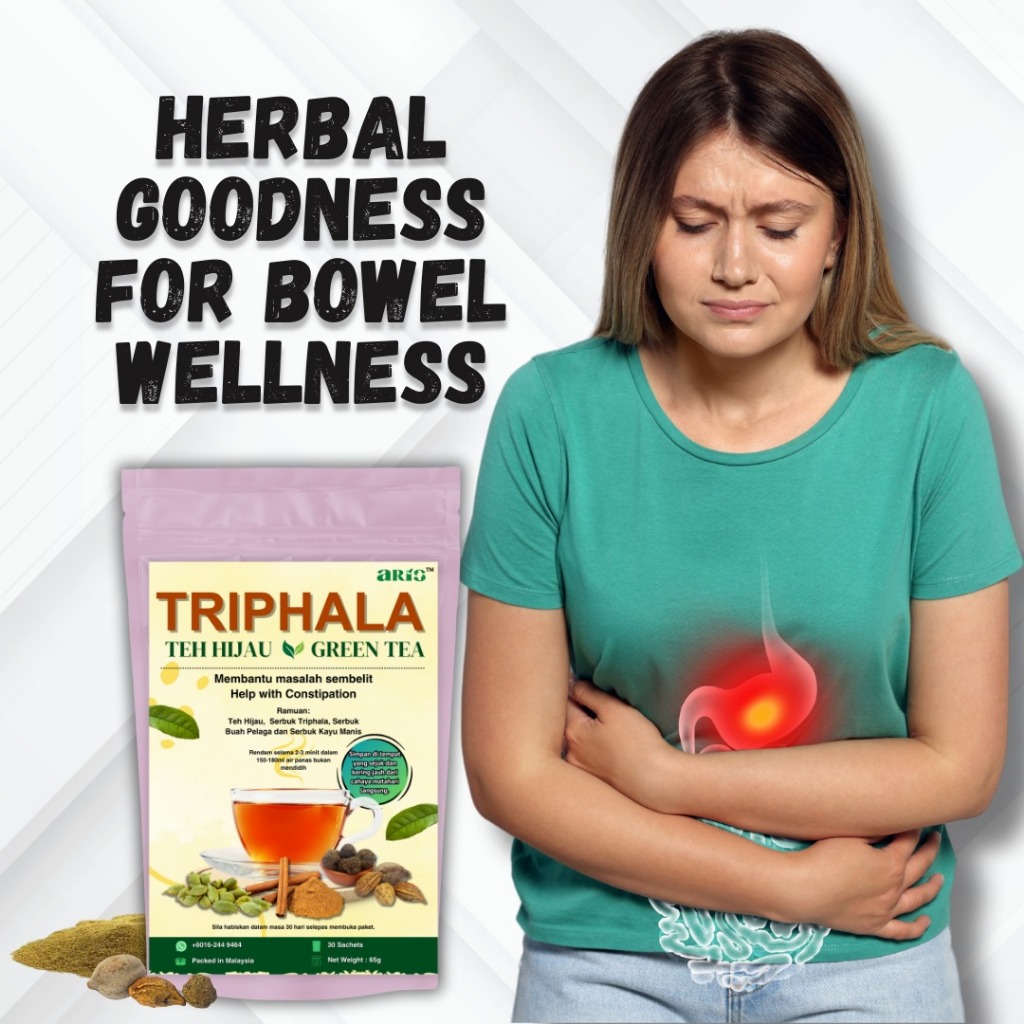Triphala Green Tea Helps Relieve Constipation Acidity Gas Relief Boost ...