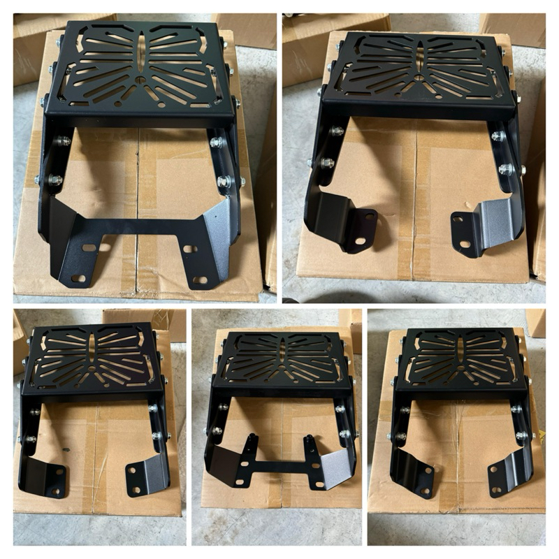 Y15 Y16 RS150 LC135 V1-V8 Foldable Adjustable Heavy Duty Top box Givi Box Rack Monorack Lipat ...