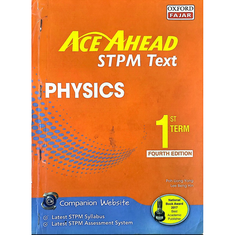 Used Ace Ahead STPM Physics Semester 1 / Penggal 1 | Shopee Malaysia