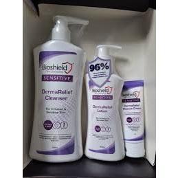 BIOSHIELD SENSITIVE DERMARELIEF CLEANSER 500ML / LOTION 230ML / RESCUE ...
