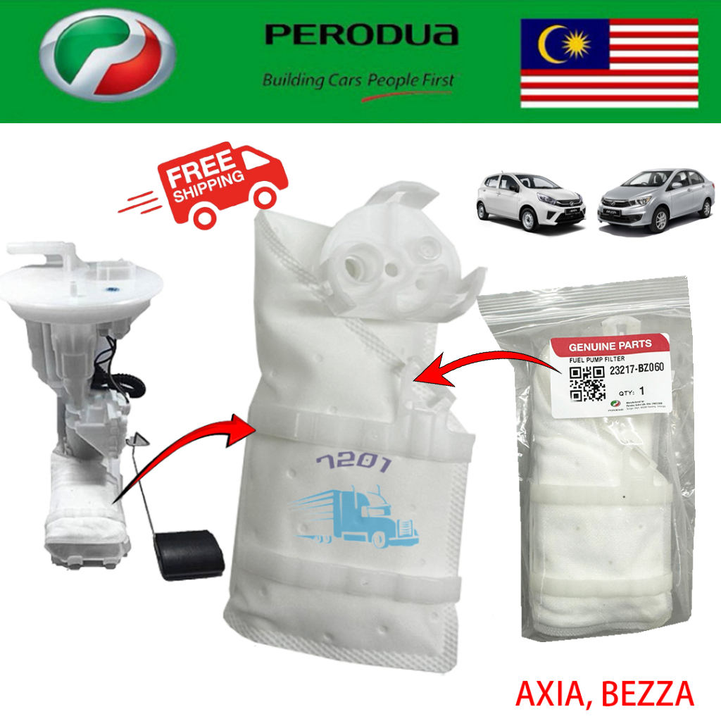 ORIGINAL PERODUA BEZZA AXIA FUEL PUMP FILTER BAG year 2014-2023" AXIA 1 ...