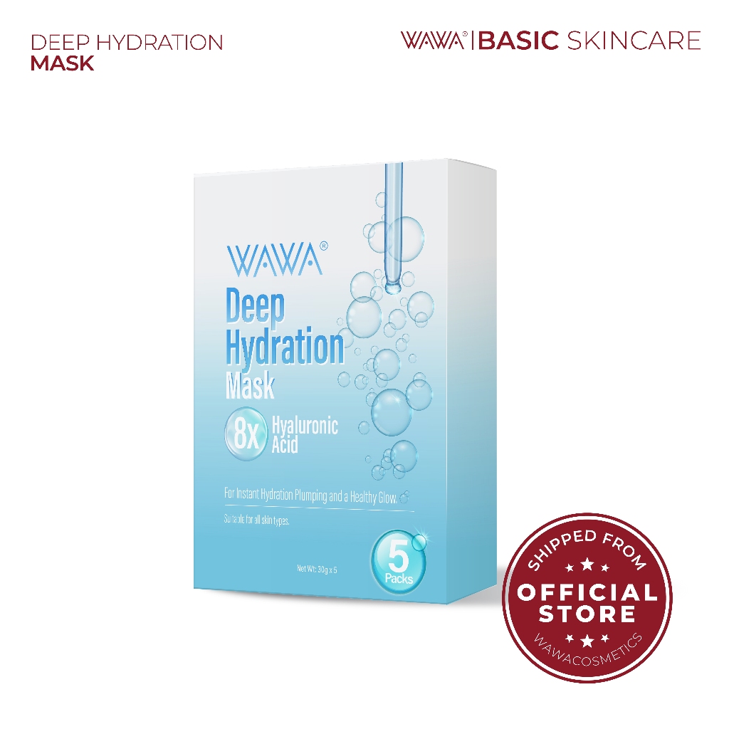 WAWA Deep Hydration Sheet Mask | Shopee Malaysia