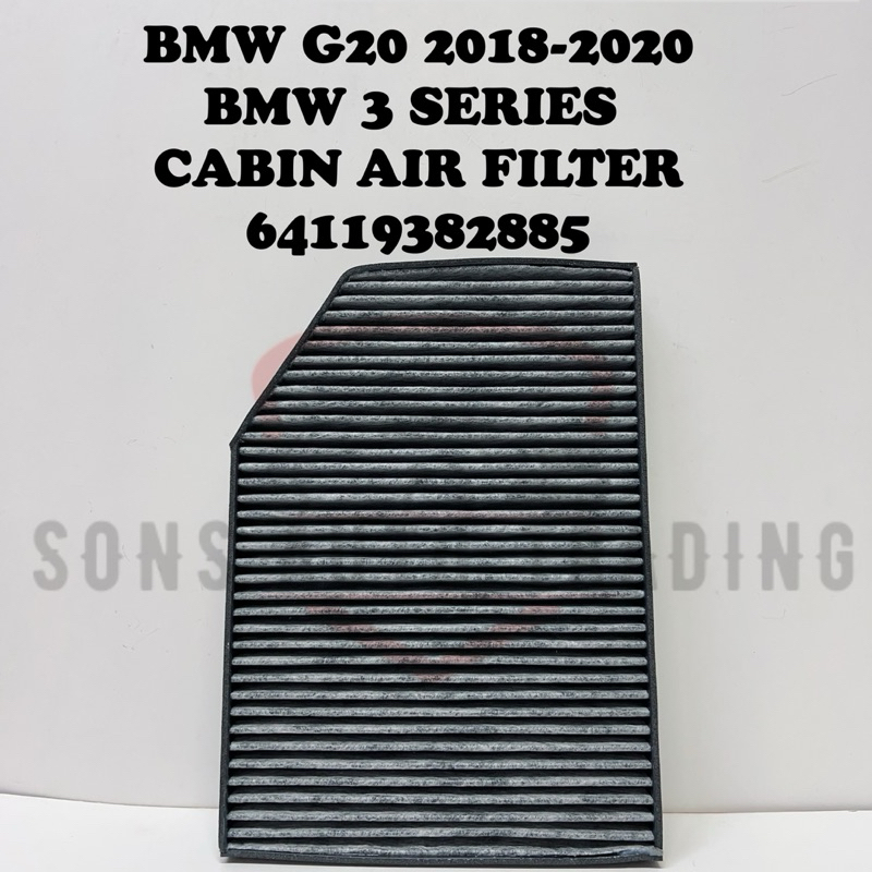 BMW G20 / 3 SERIES 2018-2020 AIRCOND CABIN AIR FILTER (CARBON ...