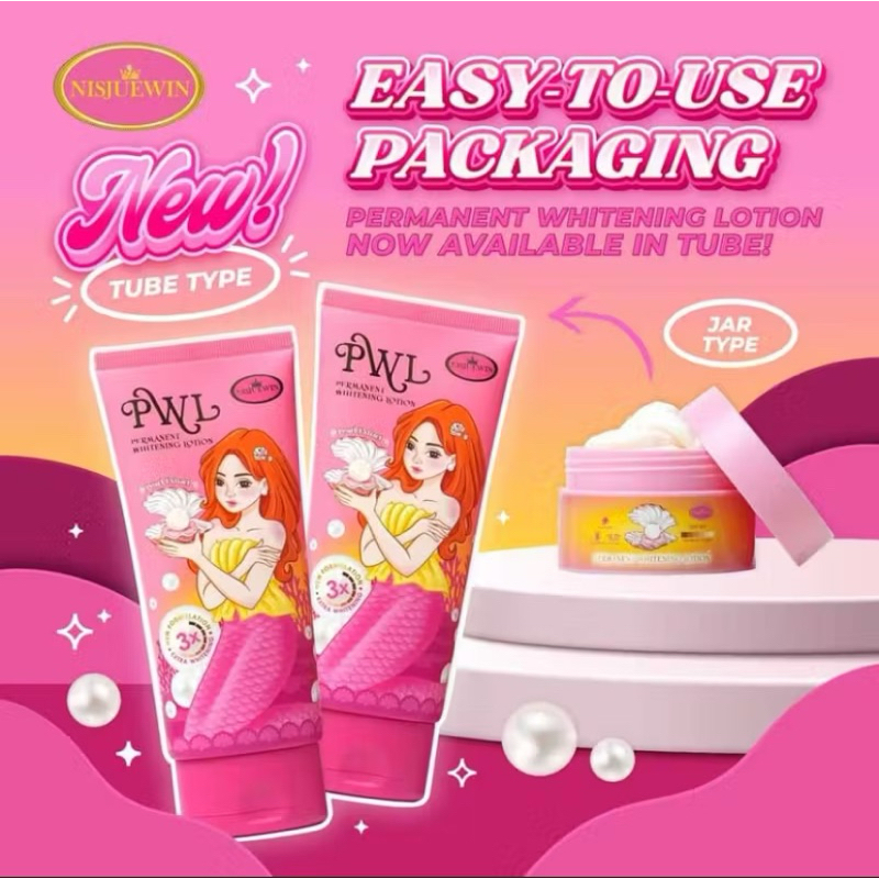 PWL LOTION WHITENING 50G | 100G | NISJUEWIN WHITENING PEARL EXTRACT ...